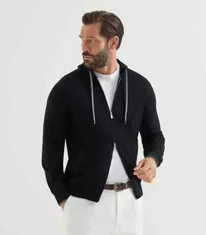 Brunello Cucinelli Cashmere Hooded Cardigan