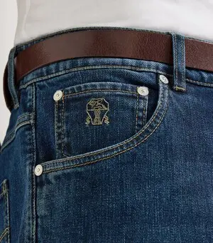 Brunello Cucinelli Comfort Denim Straight Leg Jeans
