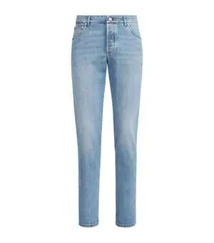 Brunello Cucinelli Straight Leg Comfort Denim Jeans