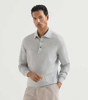 Brunello Cucinelli Cashmere Polo Sweater