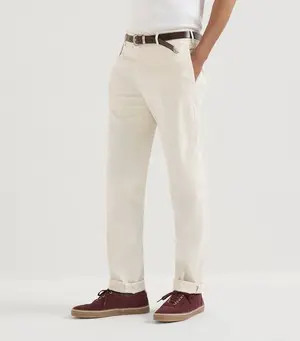Brunello Cucinelli Pima Cotton Gabardine Trousers