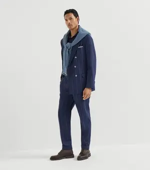 Brunello Cucinelli Cotton Rib-knit Polo Shirt