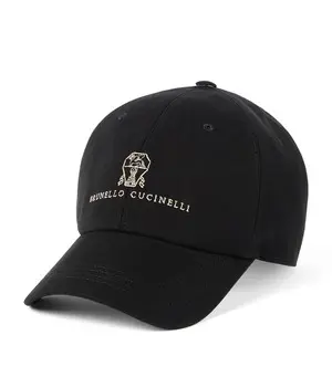 Brunello Cucinelli Cotton Crest Cap