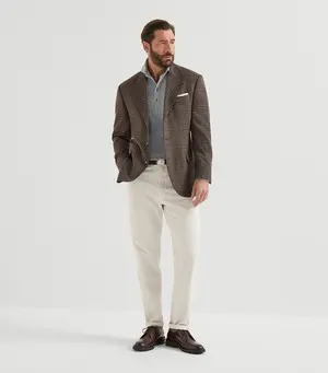 Brunello Cucinelli Cotton Long-sleeve Polo Shirt