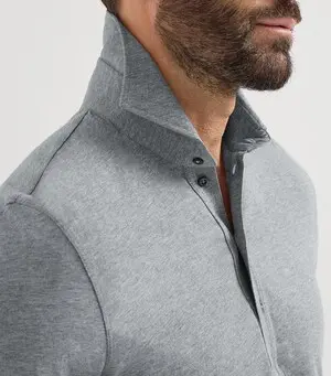 Brunello Cucinelli Cotton Long-sleeve Polo Shirt
