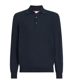 Brunello Cucinelli Cotton Polo Sweater