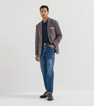 Brunello Cucinelli Cotton Polo Sweater