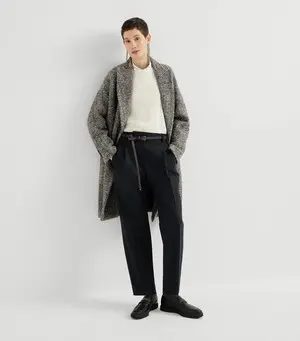 Brunello Cucinelli Wool-blend Straight Trousers