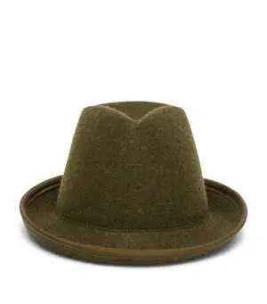 Max Mara Wool Fedora Hat