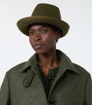 Max Mara Wool Fedora Hat