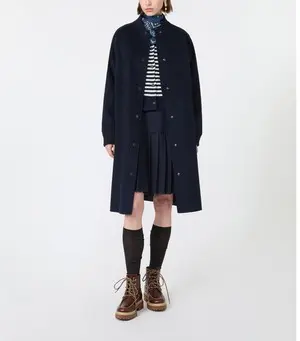 Max Mara Virgin Wool Quilted Coat