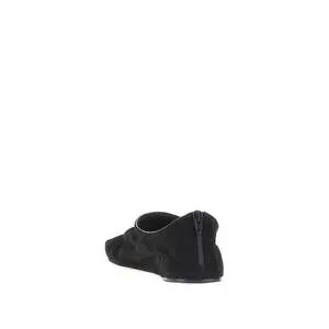 THE ROW Suede Leather Slippers