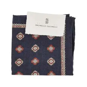 Brunello Cucinelli Jacquard Silk Pocket Square