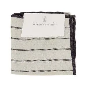 Brunello Cucinelli Jacquard Silk Pocket Square