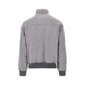Brunello Cucinelli Padded Suede Leather Jacket - Green