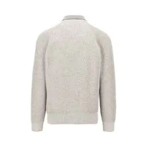 Brunello Cucinelli Cashmere Knit Polo Sweater