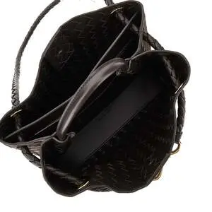 Bottega Veneta Suede Leather Medium 'andiamo' Bag - Brown