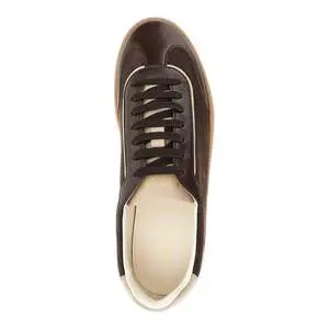 Brunello Cucinelli Suede And Smooth Leather Sneakers