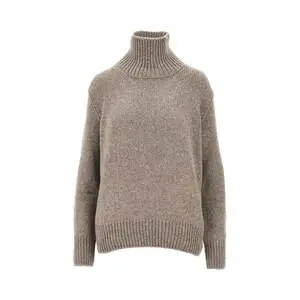 THE ROW Pira' Turtleneck Weater - Grey