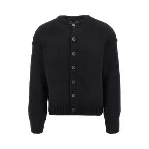 Our Legacy Pitch' Wool Cardigan - Black