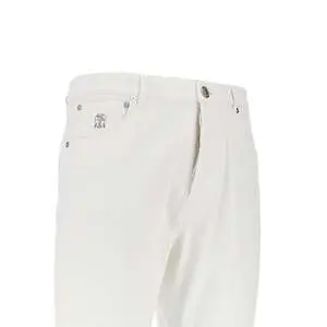Brunello Cucinelli Garment-dyed Comfort Stretch Denim Pants
