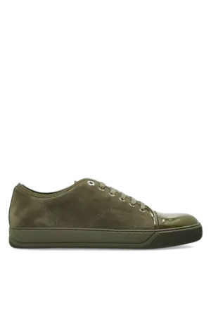 LANVIN Dbb1 Suede And Patent Leather Sneakers