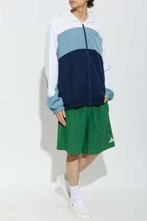 Lacoste Lightweight Hooded Jacket With Colorblock Design