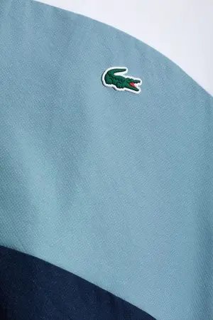 Lacoste Lightweight Hooded Jacket With Colorblock Design