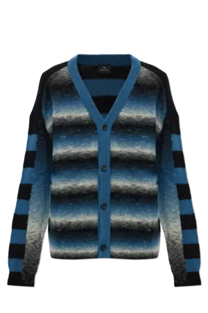 Paul Smith Wool Striped Cardigan