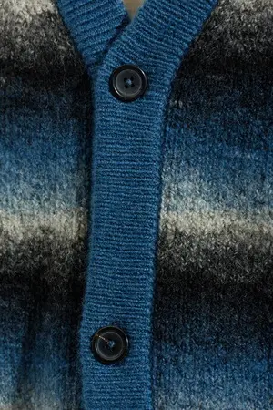 Paul Smith Wool Striped Cardigan