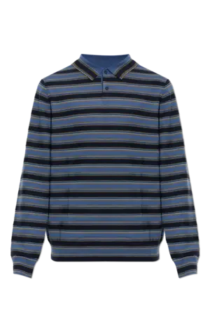 Paul Smith Striped Wool Polo