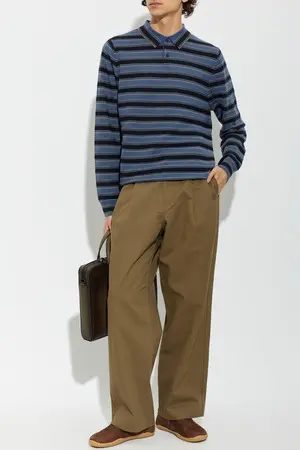 Paul Smith Striped Wool Polo
