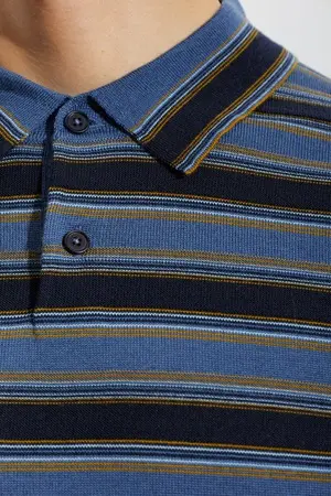 Paul Smith Striped Wool Polo