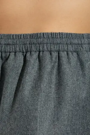 LANVIN Wool Pleated Wide-leg Trousers