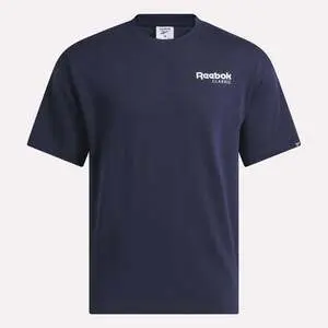REEBOK Relaxed Logo T-shirt Vector Navy