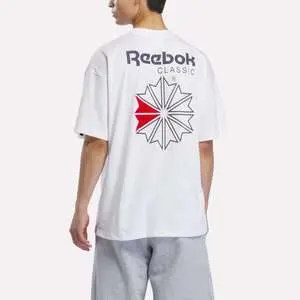 REEBOK Relaxed Logo T-shirt - White