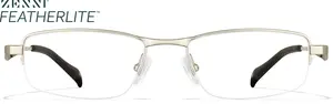 Zenni Lightweight Rectangle Glasses Titanium Frame