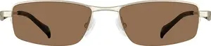 Zenni Lightweight Rectangle Glasses Titanium Frame