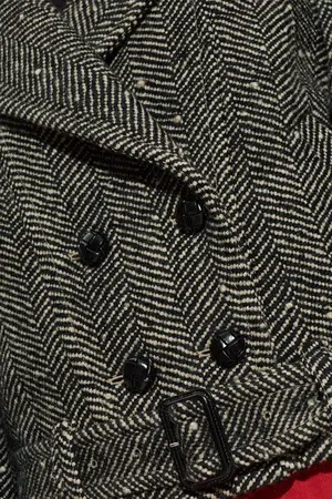 Isabel Marant Étoile Elvane Chevron Pattern Wool Jacket