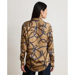 Ralph Lauren Relaxed Fit Belting-print Twill Shirt