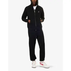 A BATHING APE One Point Full-zip Cotton-jersey Hoody