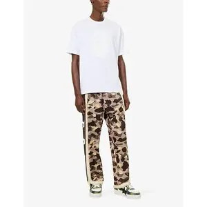 A BATHING APE Tonal Ape Head Relaxed Cotton-jersey T-shirt Xxl
