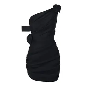 POST MERIDIEM Rose Details Mini Dress