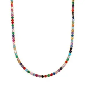 LATELITA Tennis Necklace - Gold