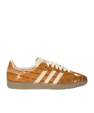 ADIDAS ORIGINALS X Wales Bonner Samba Embossed Low-top Sneakers - Brown