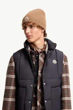 Moncler Tricot Wool Blend Beanie
