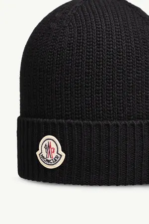 Moncler Tricot Wool Blend Beanie
