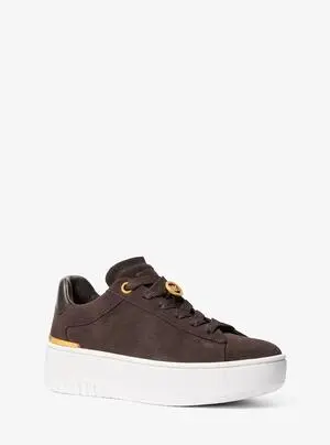 Michael Kors Dottie Suede Platform Sneakers