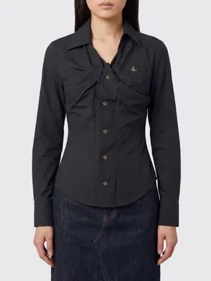 VIVIENNE WESTWOOD Cotton Ruched Shirt