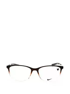 Nike Rectangle-frame Glasses - Brown